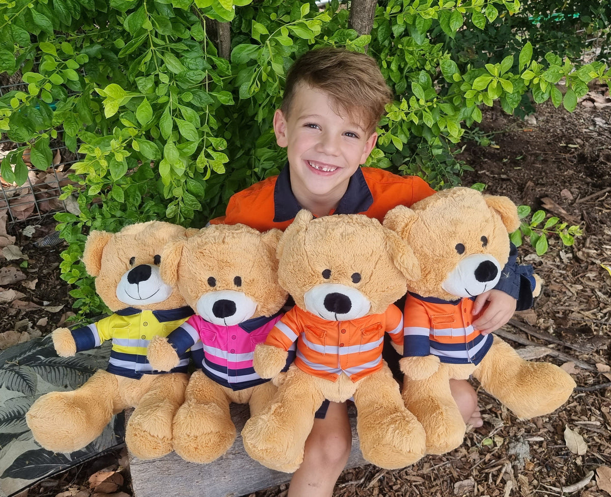 Saraji 50 years Hi Vis - Zooty Bears – Cutiesbyzootys